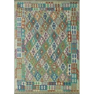 Sangat Kilim Hermon Ivory/Purple Rug - 6'8" x 9'6" - Bed Bath & Beyond ...