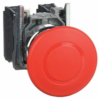 Schneider Electric Emergency Stop Push Button,Red XB4BT845 - 1 Each ...