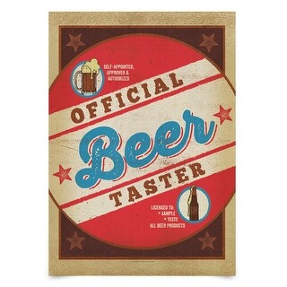 Beer Taster Round by Anderson Design Group Poster Art Print ...