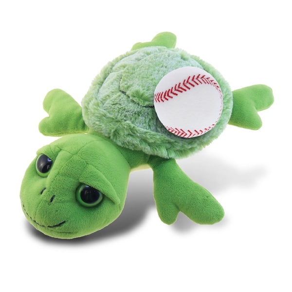 DolliBu Huggable Sea Turtle Small Stuffed Animal with Baseball Plush ...