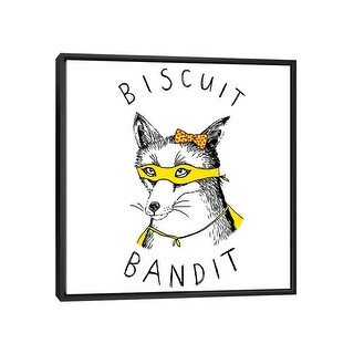 iCanvas "Biscuit Bandit F0x" by Jimbobart Framed - Bed Bath & Beyond ...