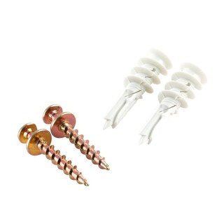 Hangman BCKSS2T Drywall Wall Hangers With Anchors, Gold, 1" - Bed Bath ...