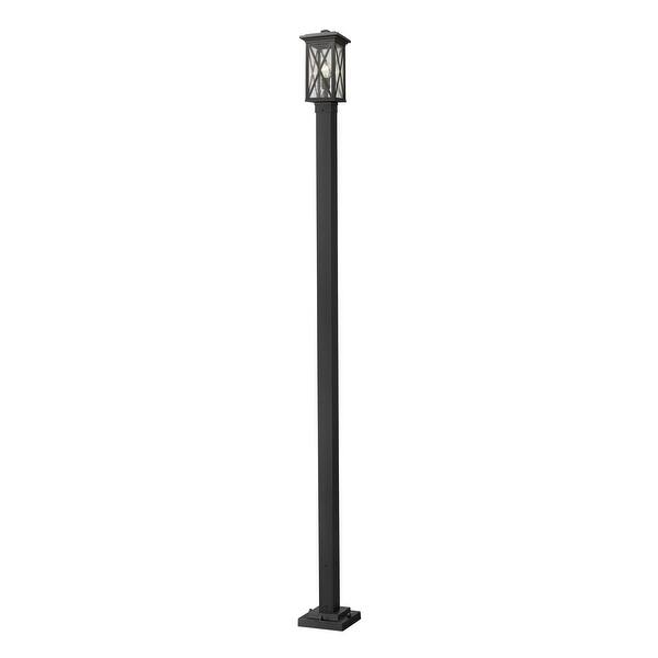 Brookside 1 Light Outdoor Post Mounted Fixture - Black - Bed Bath ...