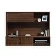 Hutch with Hidden Storage, Brown finish - Bed Bath & Beyond - 43804437