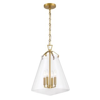 Voss 4 Light Luxe Gold Pendant - 74 - Bed Bath & Beyond - 42648989