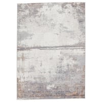 Ridley Abstract Gray/ Blue Area Rug - Bed Bath & Beyond - 33931553