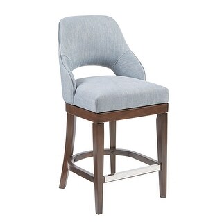 Gracie Mills Nancy Transitional Swivel Counter Stool - Bed Bath ...