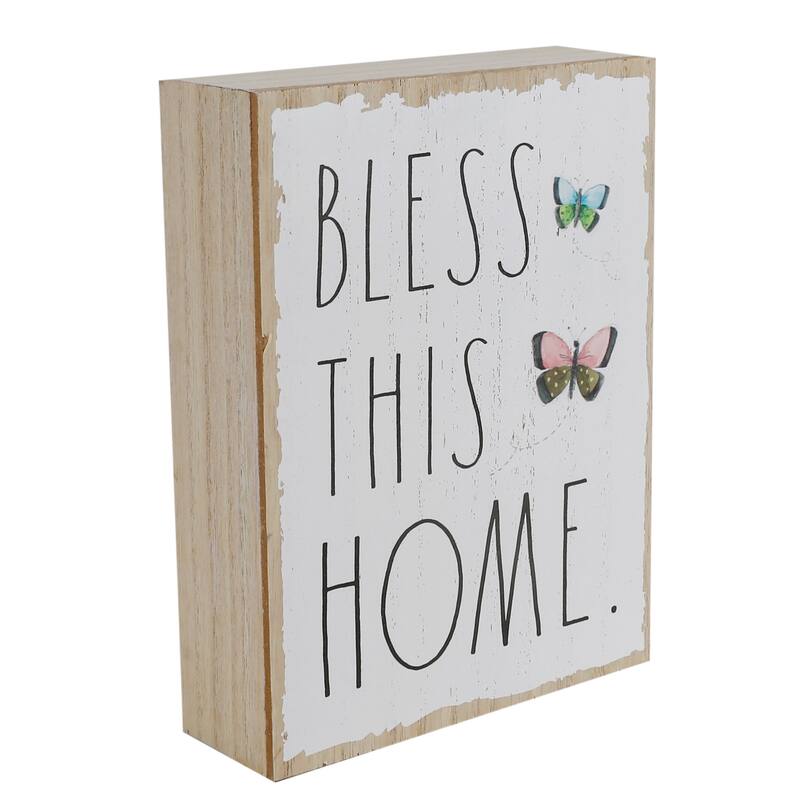 Rae Dunn Home Themed Wall/Desk Plaque - Overstock - 36097147