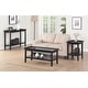 48-inch Modern Console Table with Lower Shelf and Raised-Edge Design ...