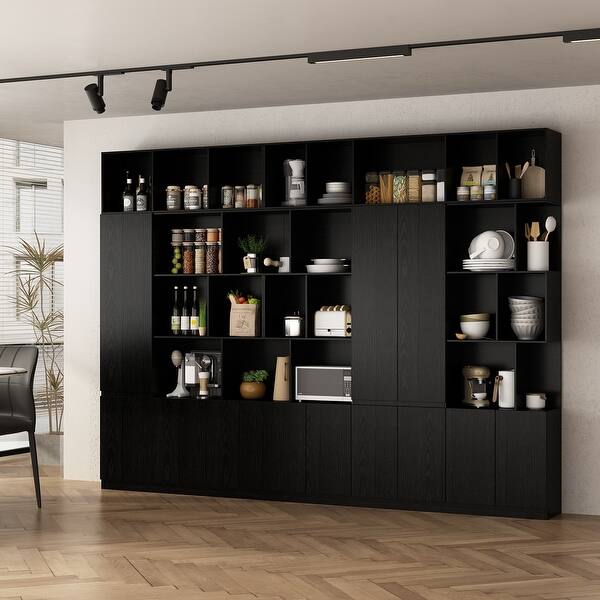 Transform Your Space Modular Cabinet Elegance Pantry Bookcase Display ...