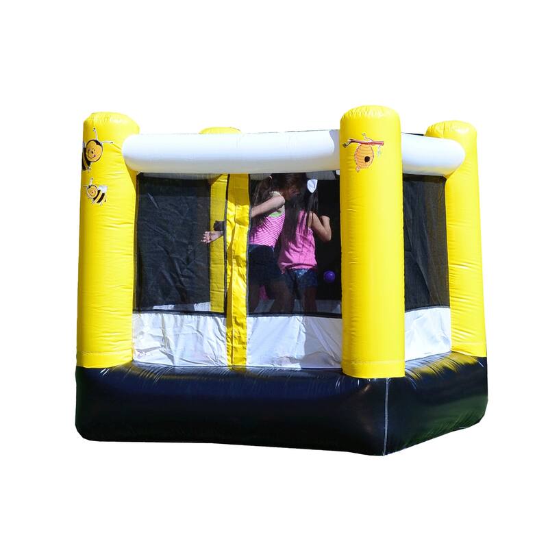 HeroKiddo Busy Bee Inflatable Bounce House for Kids & Toddlers (with ...