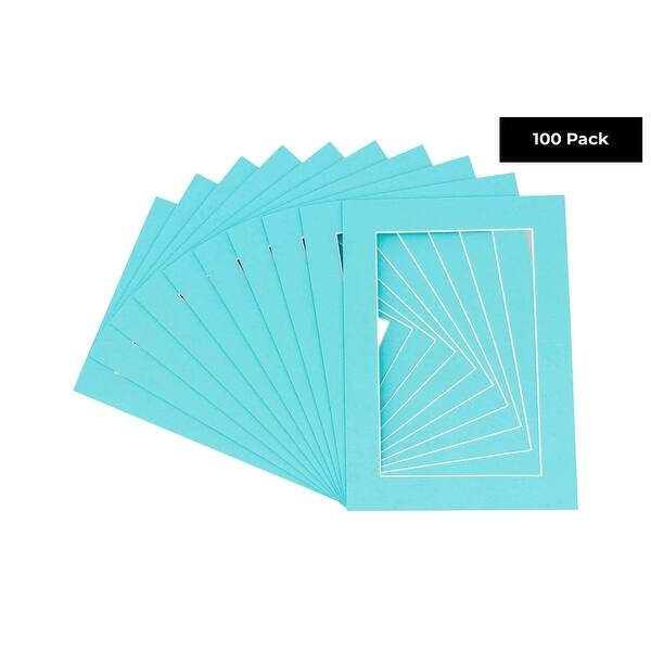 10x12 Mat for 8x10 Photo - Aquamarine Blue Matboard for Frames ...