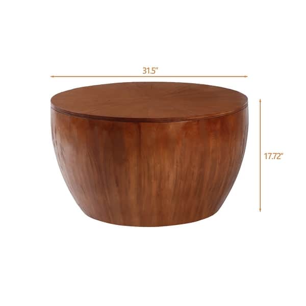 Bucket Shaped Coffee Table for Dining Room and Living Room - Bed Bath ...