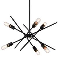 Vaxcel Lighting P0390 Halsted 6 Light 25" Wide Abstract Sputnik - Bed ...