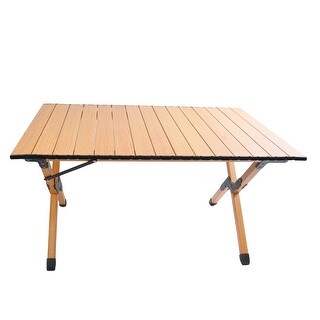 Portable Picnic Table with Folding Solid X-Shaped Frame - Bed Bath ...
