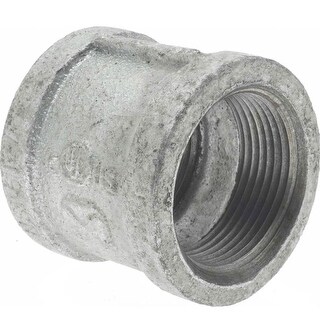 American Imaginations 2 in. x 2 in. Galvanized Coupling; Galvanized ...