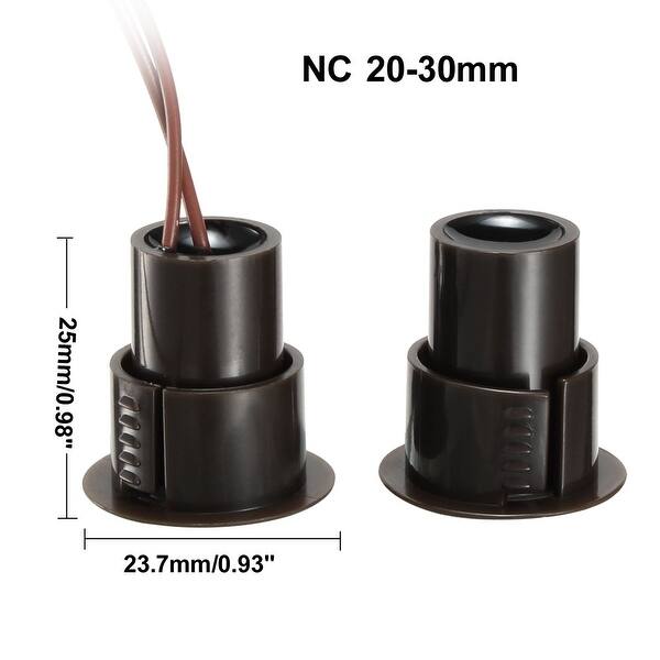 RC-36 Recessed Door Contact Sensor Alarm Magnetic Reed Switch - Bed ...
