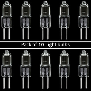 Dimmable HALOGEN LIGHT BULBS G5.3-110-20W ( 10 Pack ) - clear - Bed ...