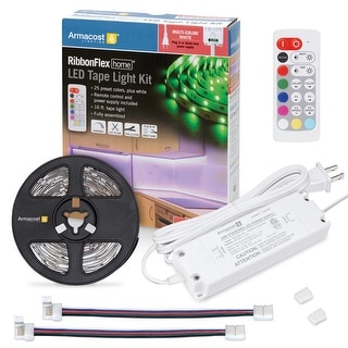 Armacost Lighting RibbonFlex Home 24V RGBW Hardwire LED Strip Light Kit ...