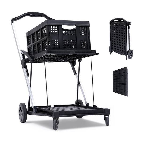 Multi-use Functional Collapsible Carts, Mobile Folding Trolley ...