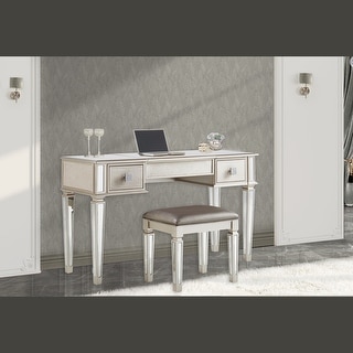 Makeup Vanities Desk With Flip Top Dressing Mirror - Bed Bath & Beyond - 40019448