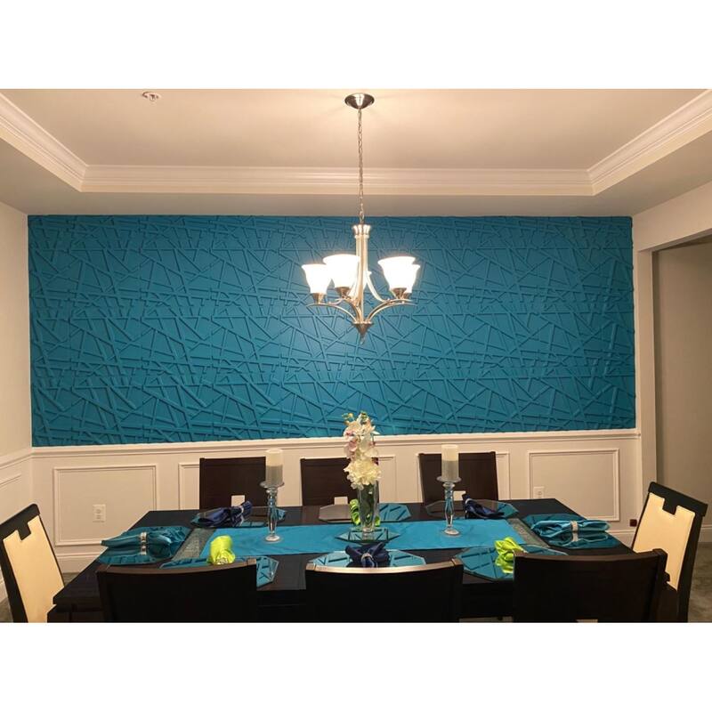 Art3d 3D Wall Panels PVC Crossing Lines Design (32 Sq.Ft) - On Sale ...