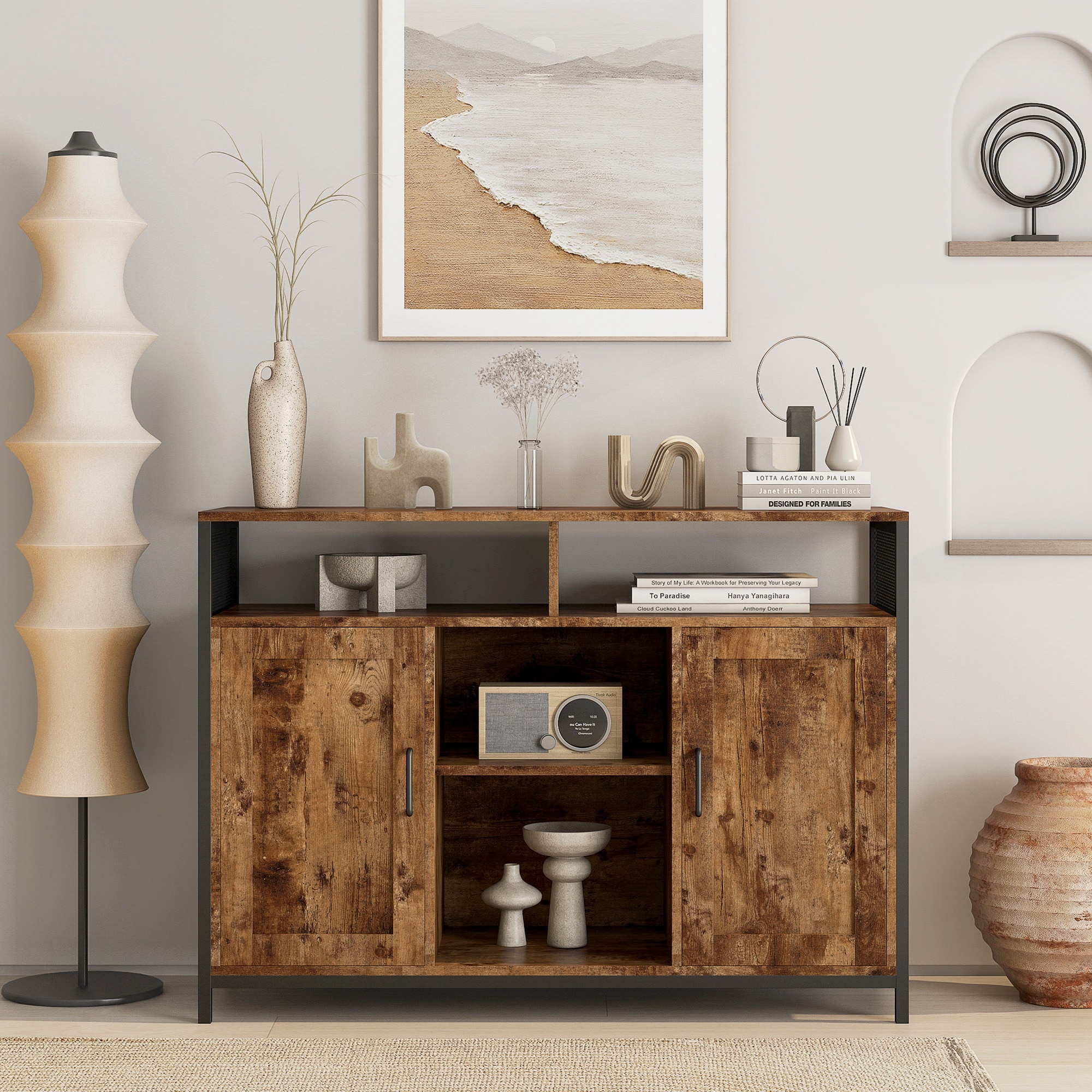 rustic sideboard large