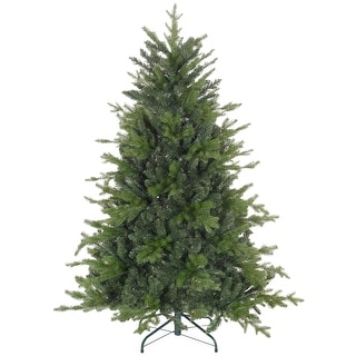 5ft Green Artificial Christmas Tree with 1309 Tips and Flame Retardant ...