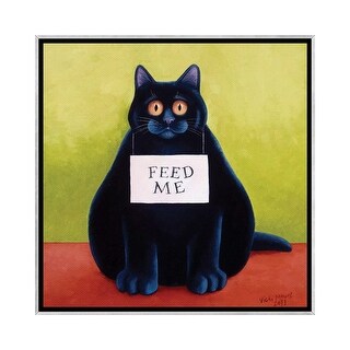 iCanvas "Fat Cat" by Vicky Mount Framed - Bed Bath & Beyond - 37656717