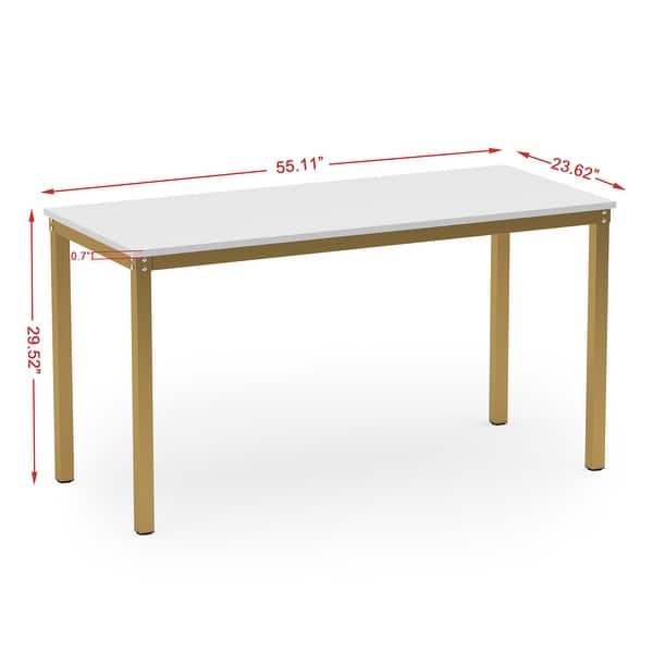 Simple Metal Table Computer Desk - Bed Bath & Beyond - 32963274