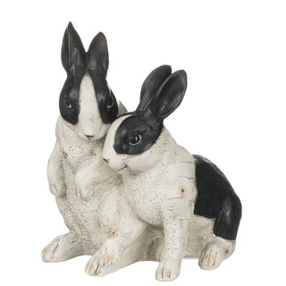 Sullivans Rabbits Figurine 6"H White - 4.5"L x 4"W x 6"H - Bed Bath ...