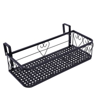 Balcony Railing Hanging Basket Shelf - Bed Bath & Beyond - 42480254