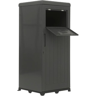 Package Delivery Box,Parcel Drop Box with Lockable Secure, Waterproof ...