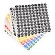 Number Stickers, 1-100 Round Number Labels Sticker 5 Colors, 50 Sheets - 5 Colors - On Sale ...