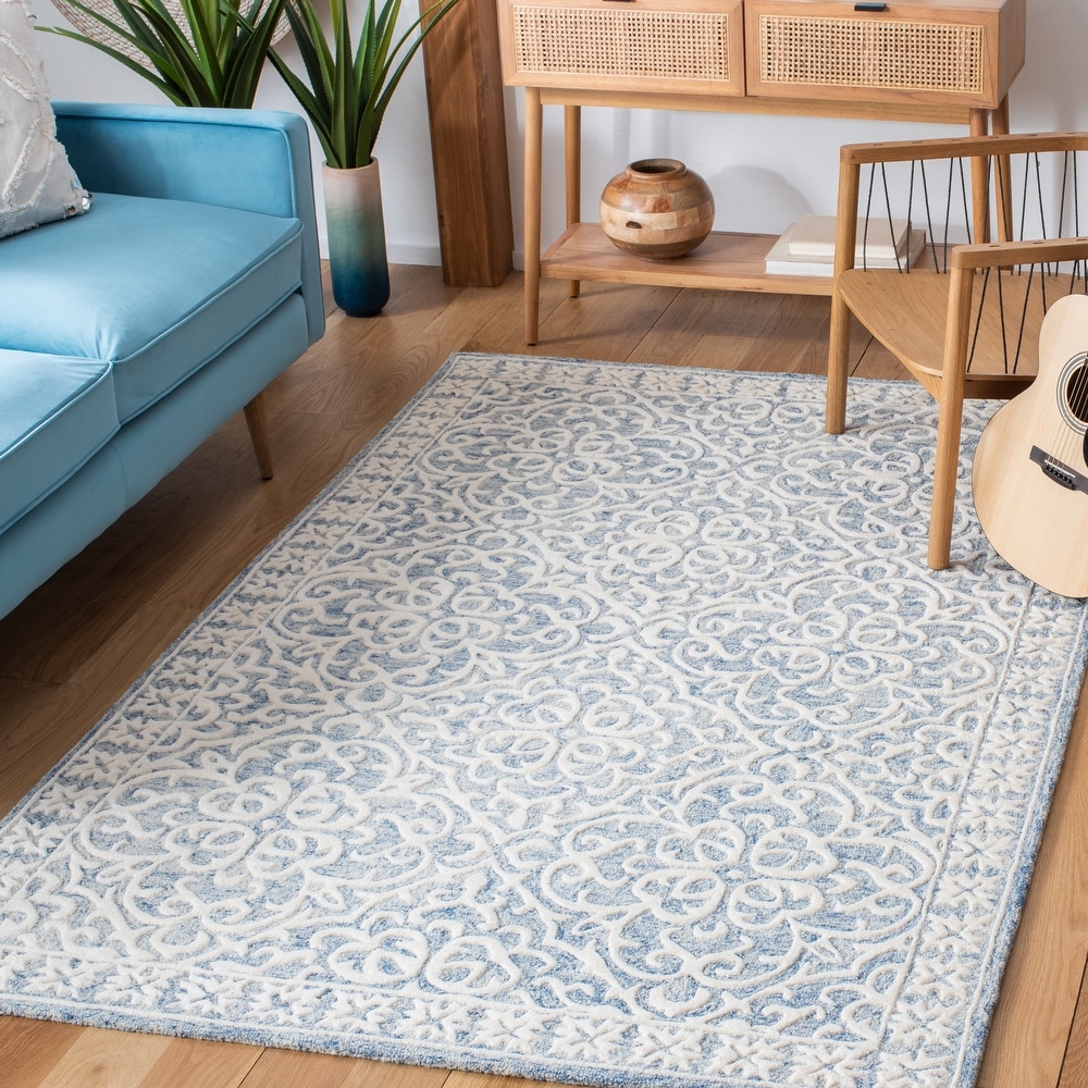 Blue Wool, 8' x 10' Area Rugs - Bed Bath & Beyond