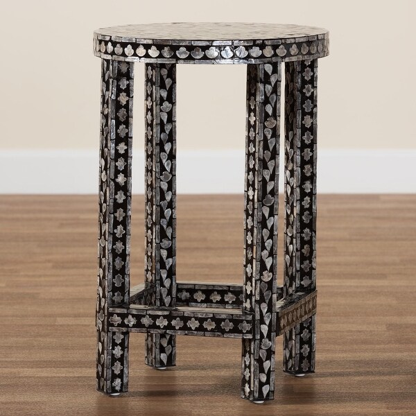 Capiz end table store