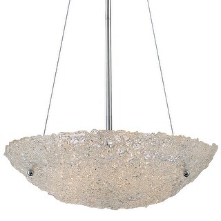 Platinum PCVN2820 Vision 5-Light Bowl Pendant with Glass Shade ...