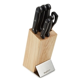 BergHOFF Pica 7Pc Stainless Steel Knife Block Set - Bed Bath & Beyond ...
