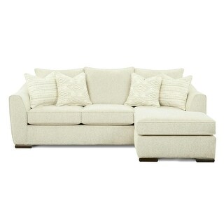 Vibrant Vision Oatmeal Chaise Sofa
