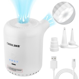 Electric Air Pump with 3 in 1 Nozzles for Different Valves - Bed Bath ...