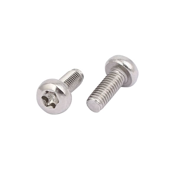 M3x8mm 304 Stainless Steel Button Head Torx Screws Bolts T10 Drive ...