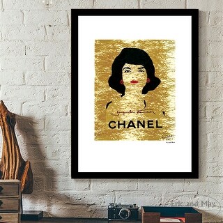 Jacqueline Kennedy Onassis Designer Fashion Framed Print Artwork ...