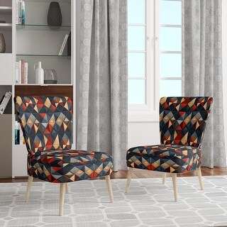 Designart "Rustic Industrial Geometic Aesthetics I" Upholstered ...