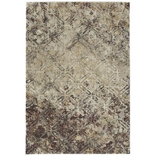 5' X 8' Brown Diamond Area Rug - 3'6" Round - Bed Bath & Beyond - 39705817
