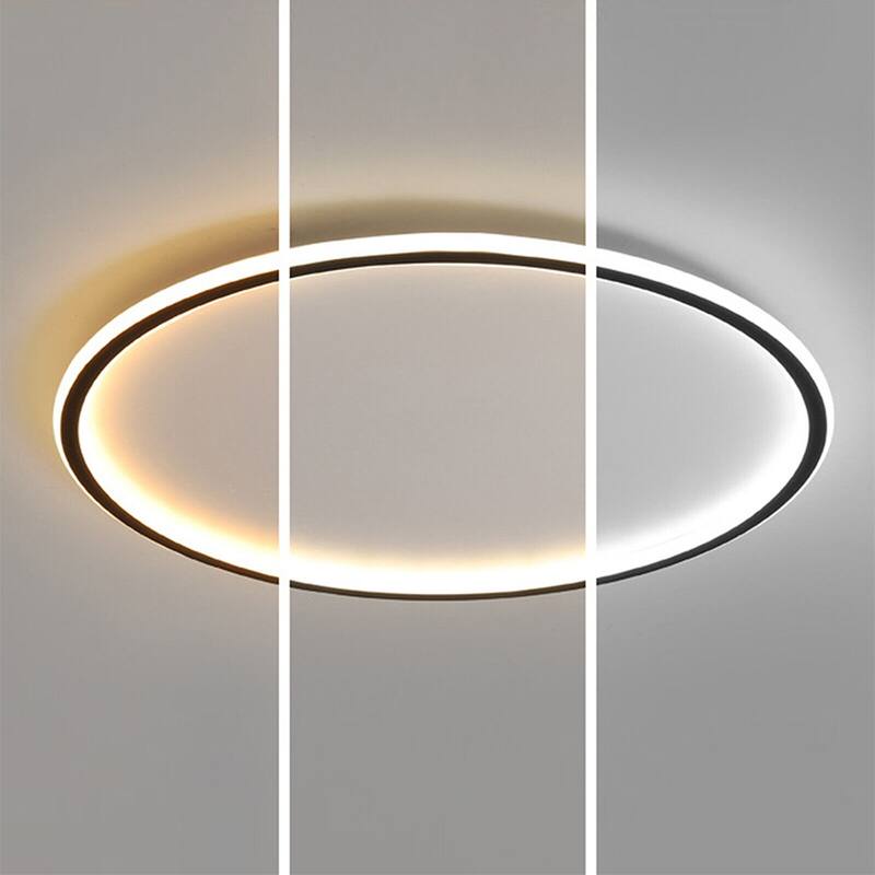 22" Modern LED Round Ceiling Light Ceiling Mount Lamp Pendant Fixture ...