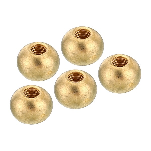 5pcs M4x0.7 Thread Cap Nuts Knob Brass Ball Lamp Decoration Screw Caps ...