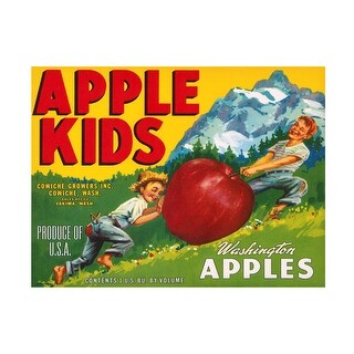 Print Collection 'Apple Kids' Canvas Art - Bed Bath & Beyond - 39535468