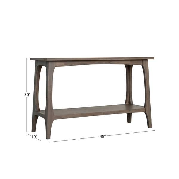 Abbyson Sydney Mid Century Wood Console Table - Bed Bath & Beyond ...