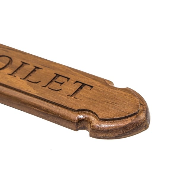 Teak Name Plate - Bed Bath & Beyond - 31889351