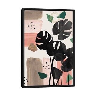 iCanvas "Monstera Summer Glam II" by Anita's & Bella's Art Framed - Bed ...